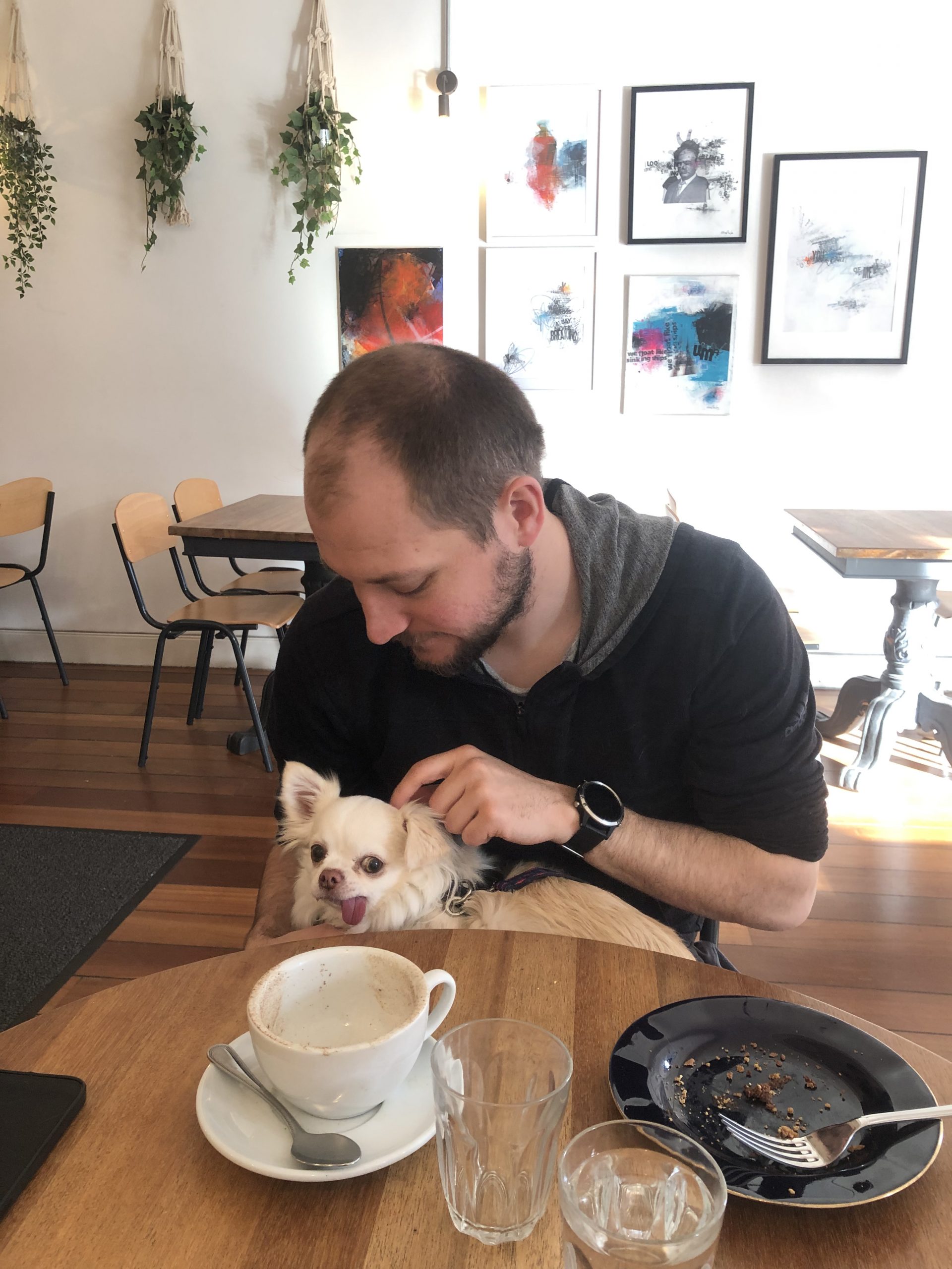 Visiting dog friendly cafes in Hove | Chris & Suze Go Walkies